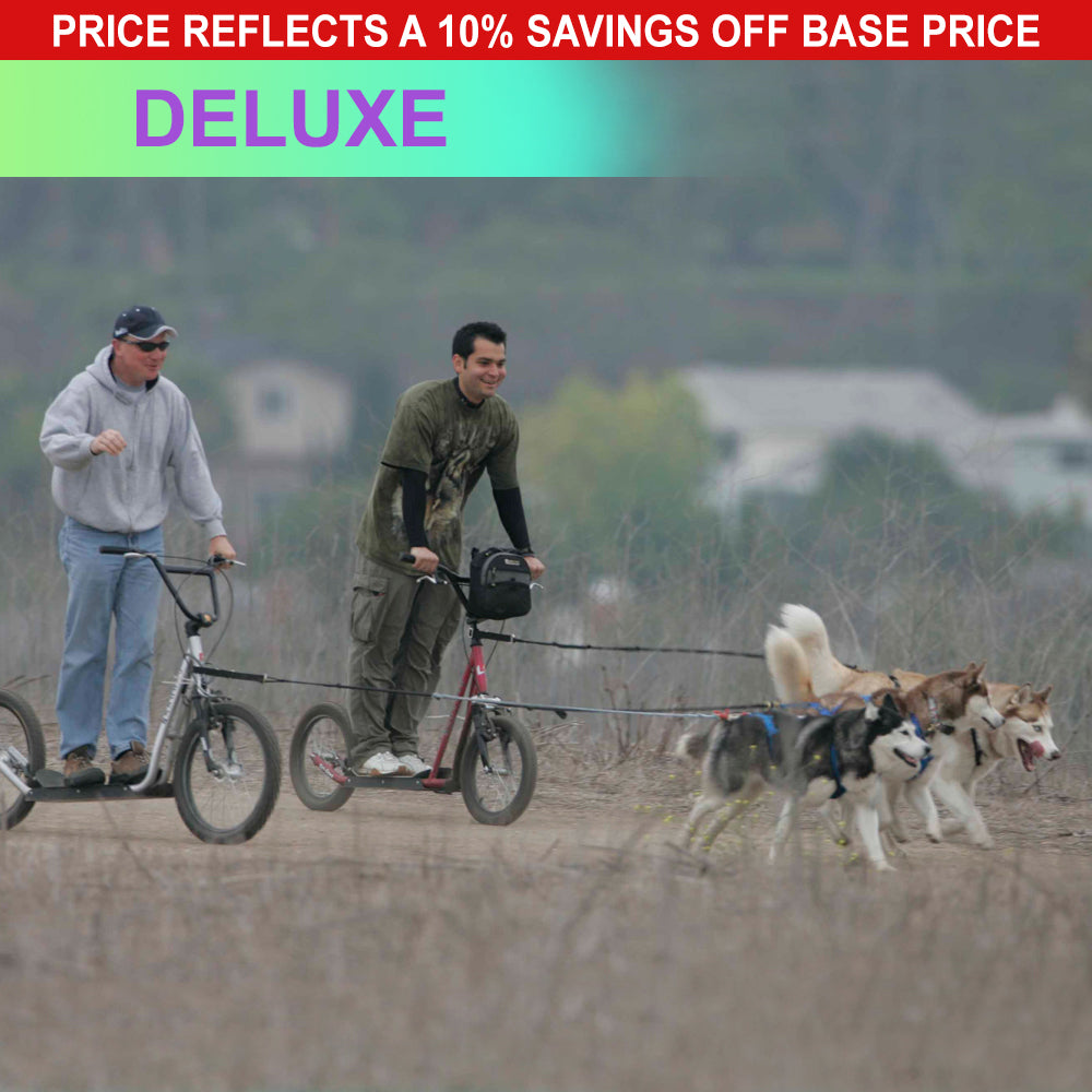 Deluxe Bikejor/Scooter Bundle (1-Dog with 2-Dog Option) – Alpine Outfitters